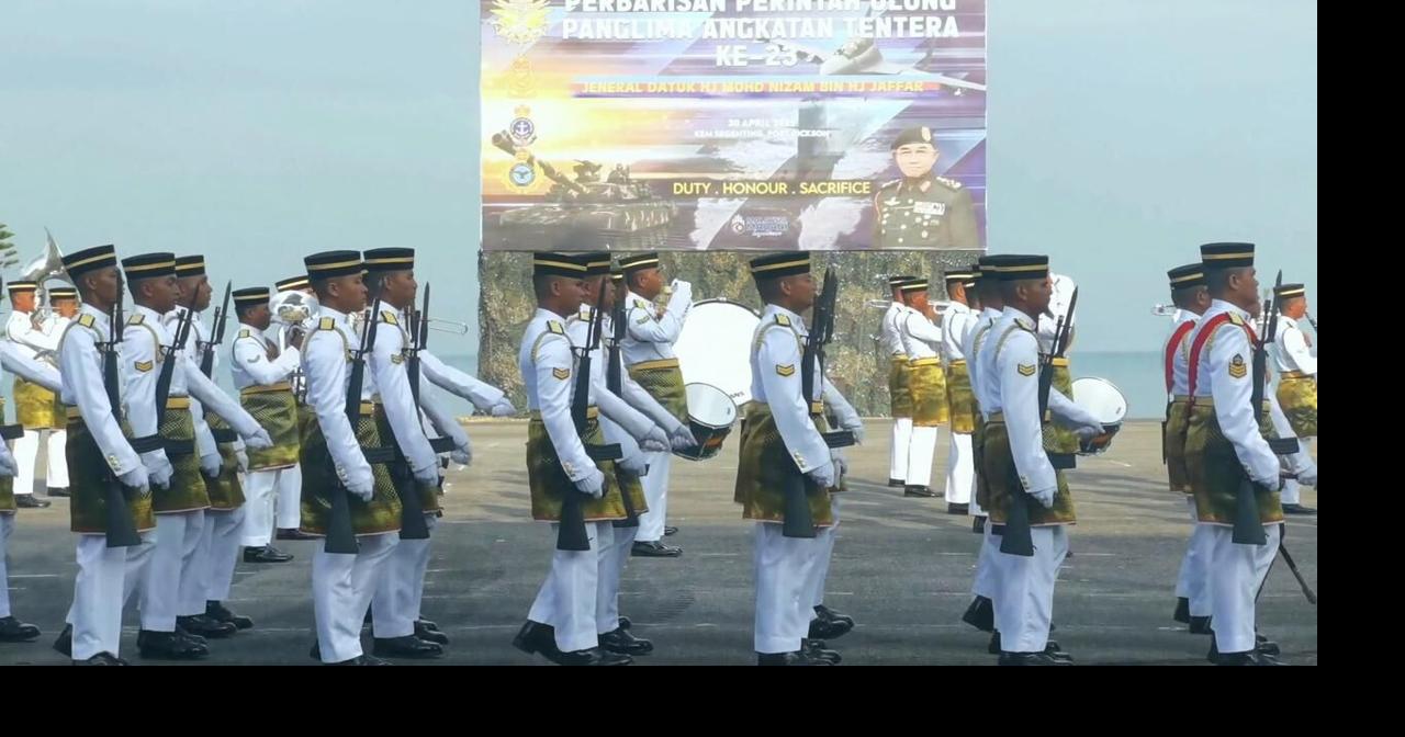 Malaysia: 23rd ATM Commander's Order Parade at Segenting Camp, Port Dickson