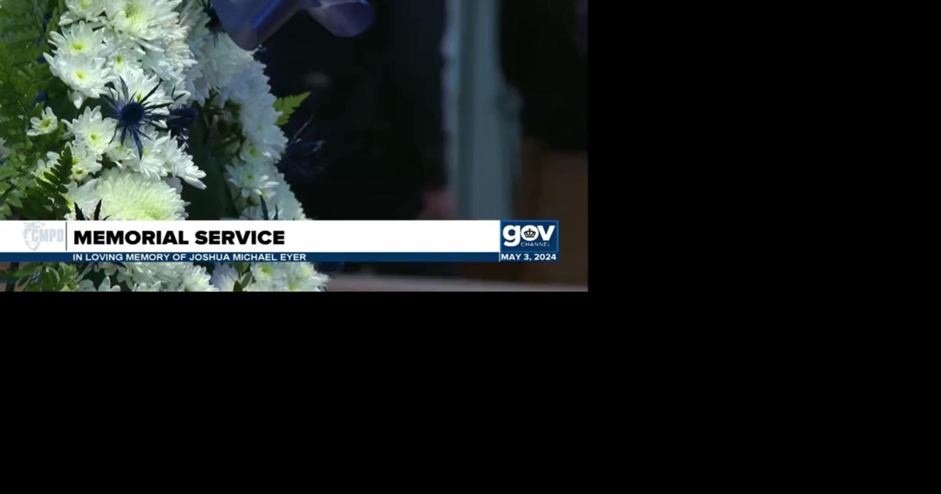 Memorial service for CMPD Officer Joshua Eyer