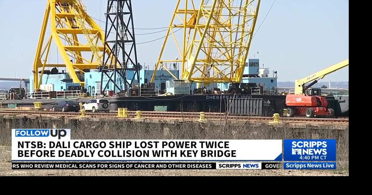 Cargo ship that caused Baltimore bridge collapse had power blackout ...