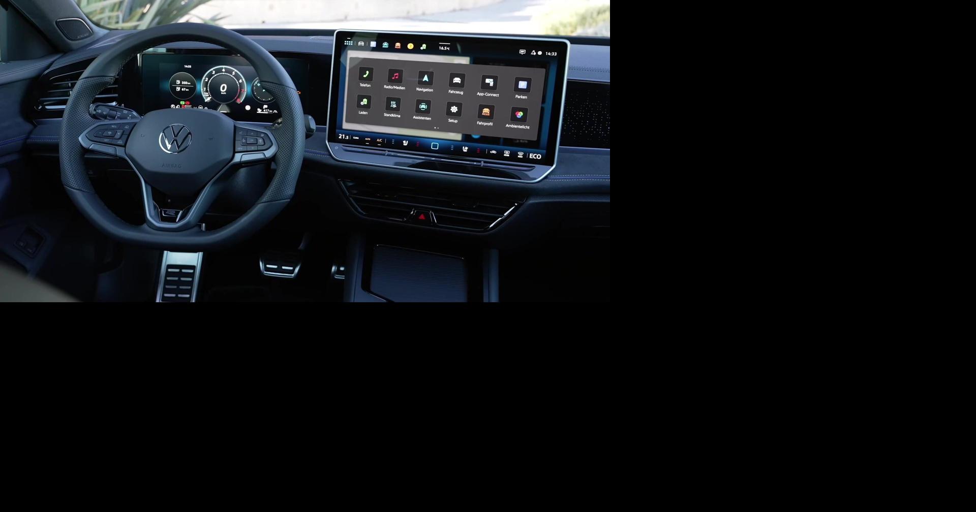 The all-new Volkswagen Passat Interior Design Reef Blue Metallic