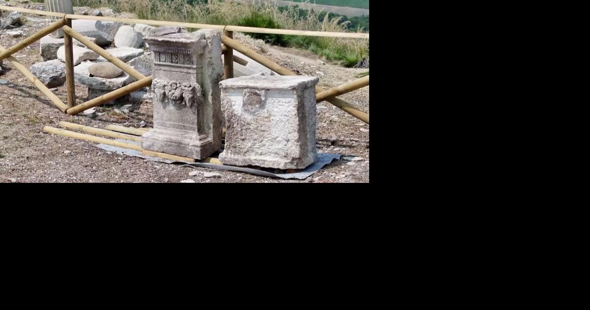 Ancient Greek altar found perfectly preserved at archaeological site in ...