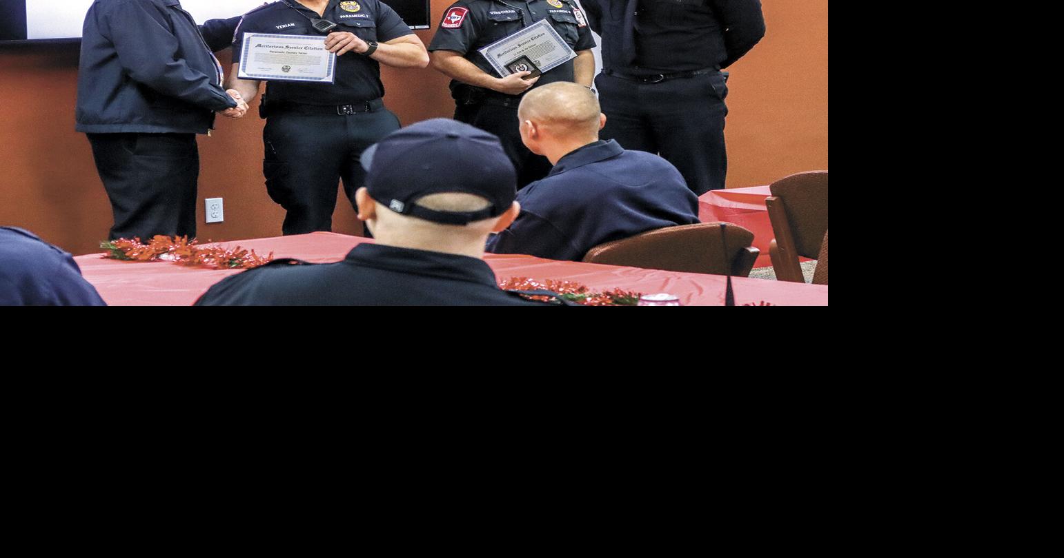 Two EMS Commander's Coins awarded | News | brenhambanner.com