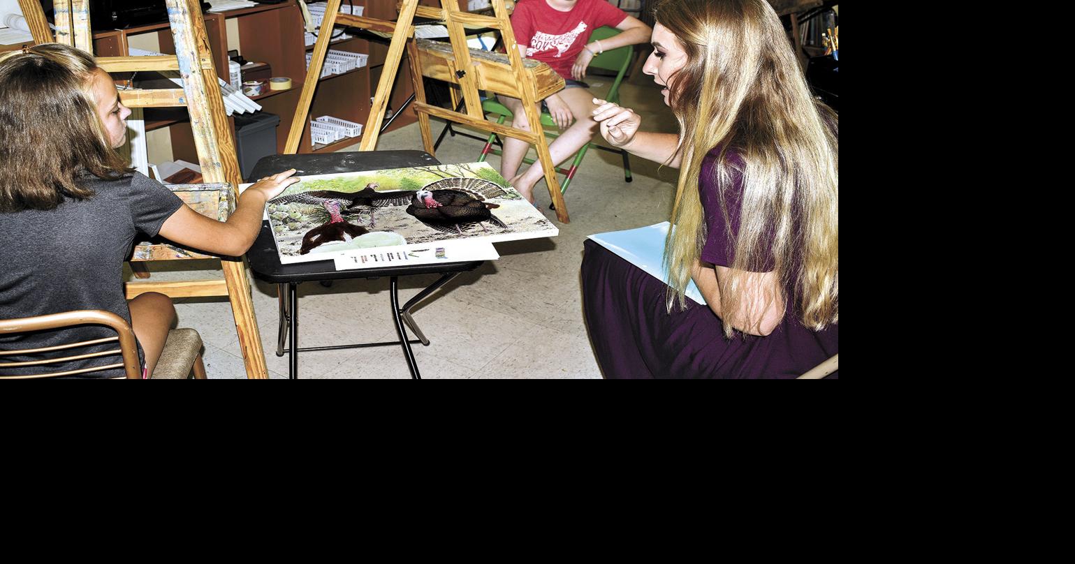 Intro to art class teaches students painting techniques | News ...