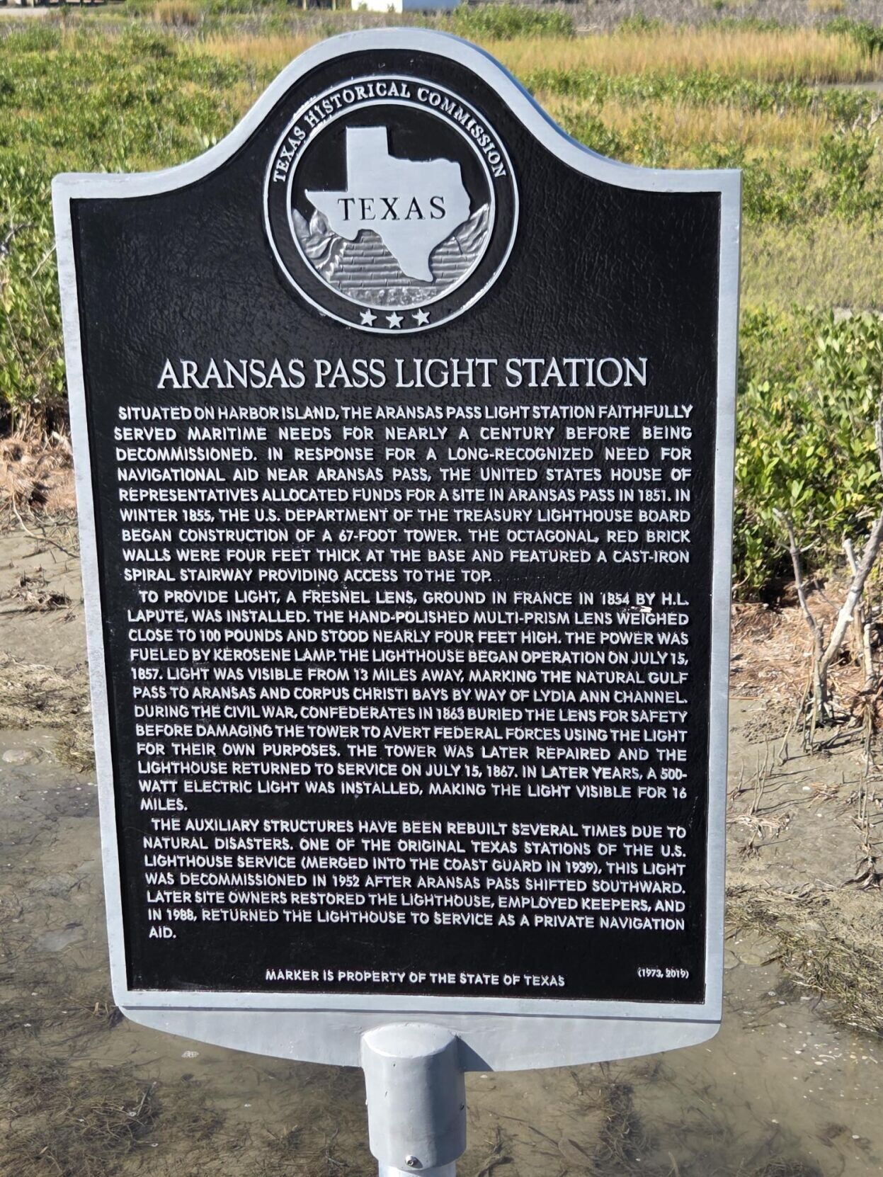 Dignitaries visit historic Aransas Pass Light Station, honor maritime ...