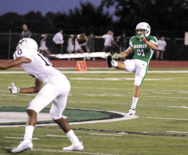 Brenham's Mueller cementing himself as reliable pass catcher, punter ...