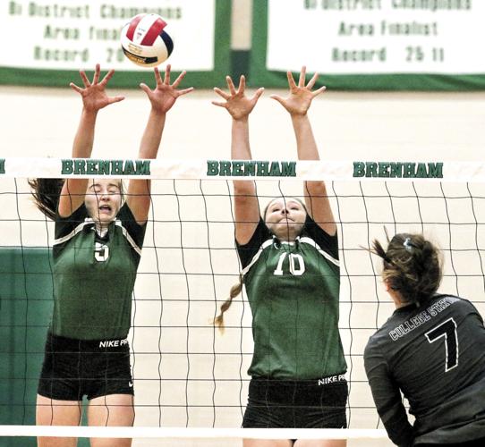 Brenham volleyball fends off College Station for district victory ...
