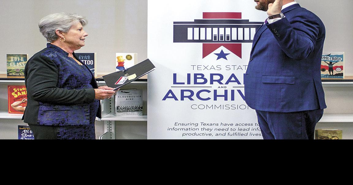Tegeler sworn-in as member of Texas State Library, Archives Commission ...