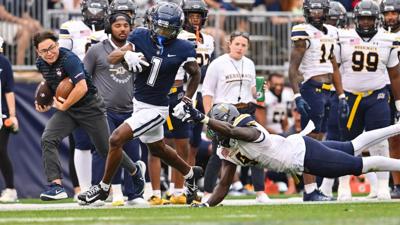 UConn's Bell named one of 13 semifinalists for 2025 Biletnikoff Award ...