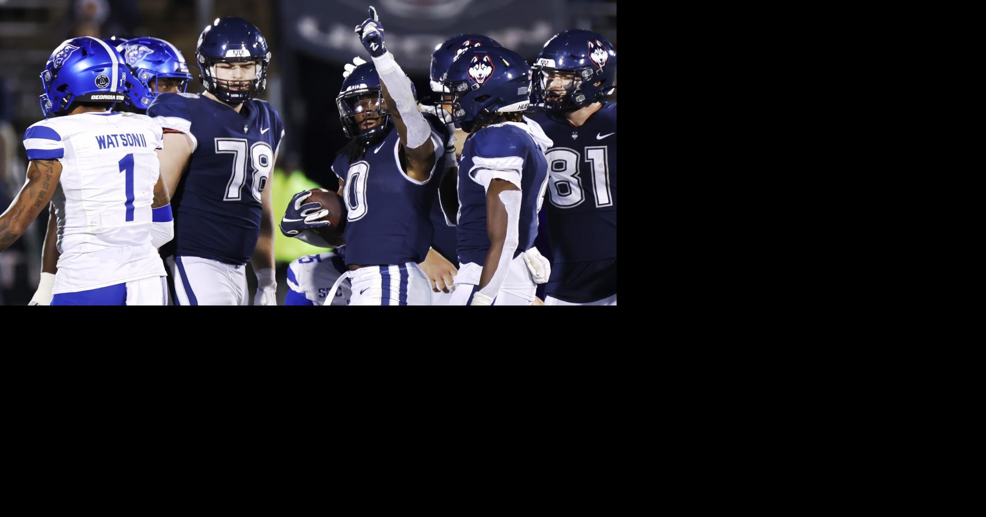 UConn becomes bowl eligible as they hang on late to defeat Georgia ...