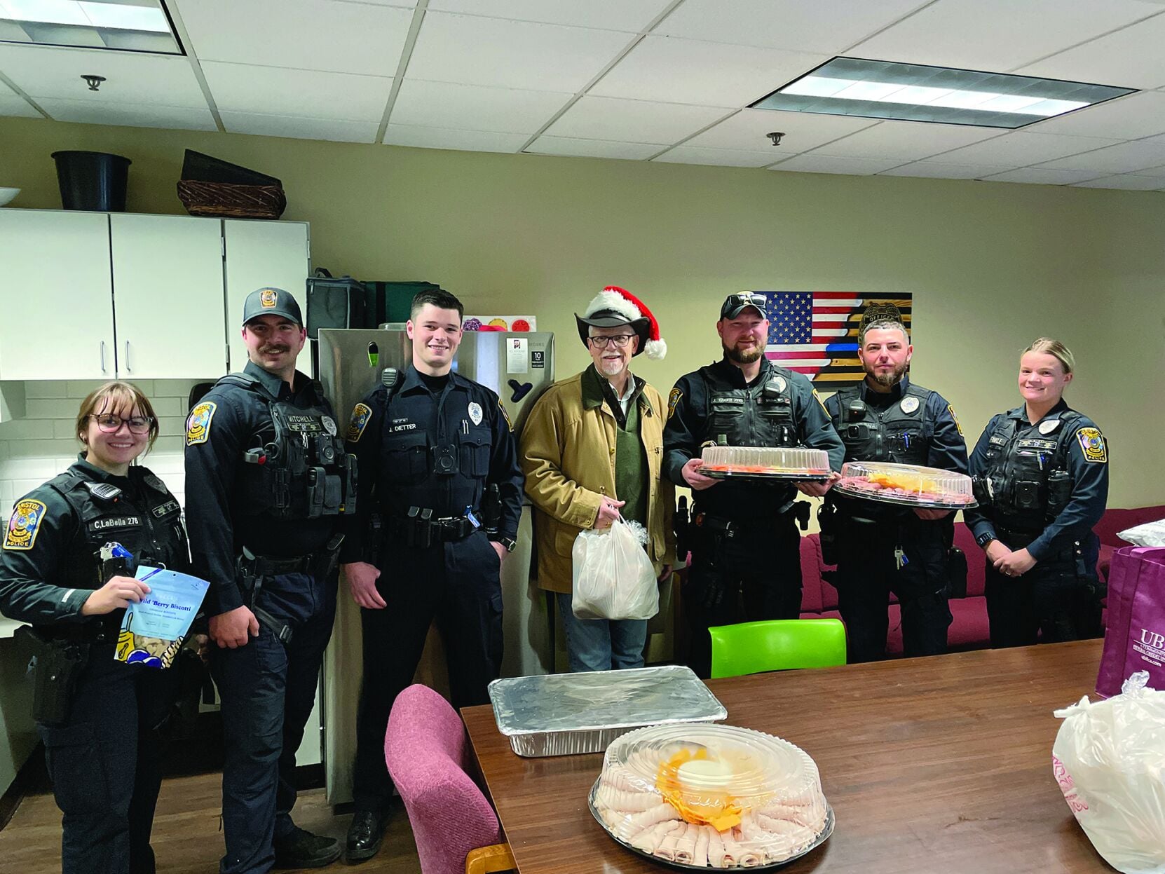 UBI Federal Credit Union treats Bristol police to lunch | News ...