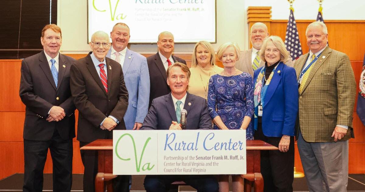 Governor signs legislation to rename the Center for Rural Virginia as ...