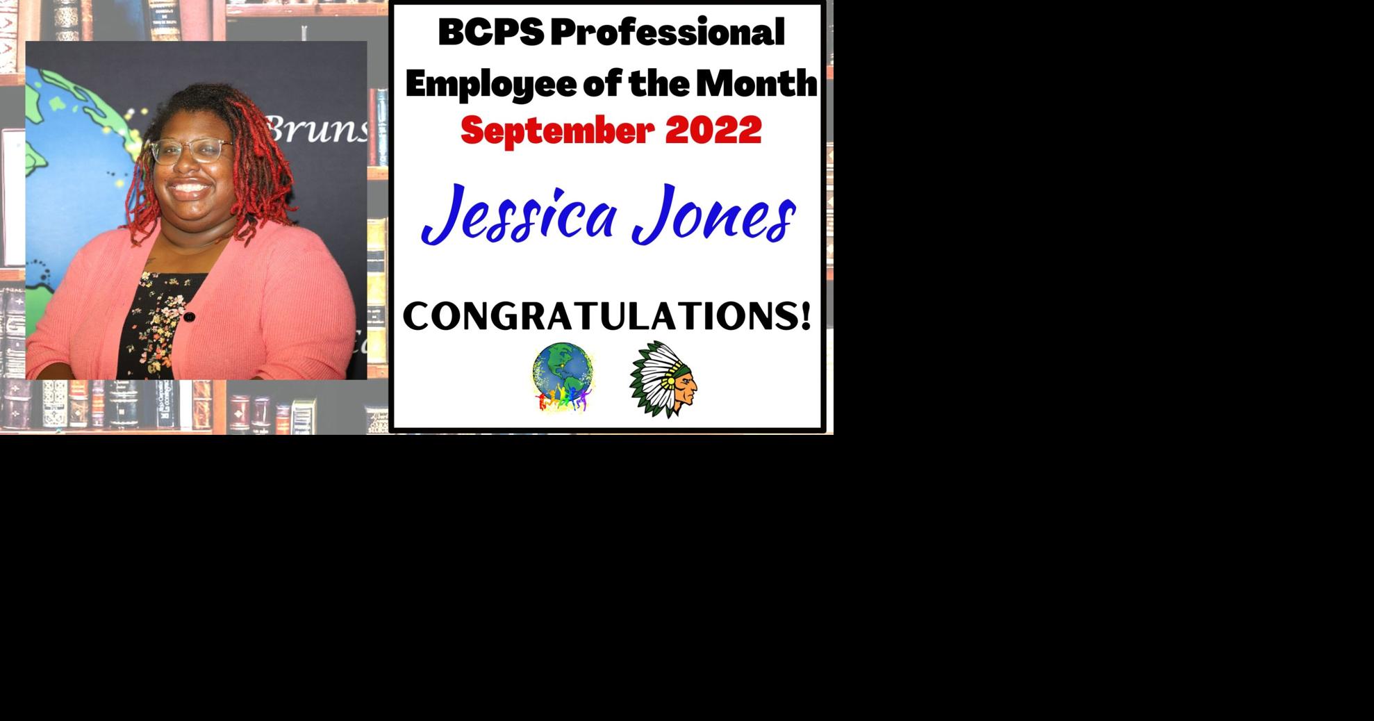 Jones is BCPS Professional Employee of the Month | | brunswicktimes ...