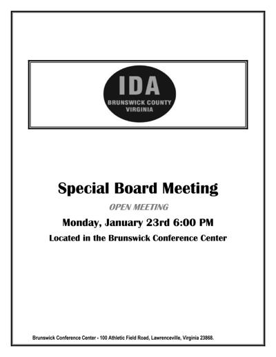 IDA sets special meeting | News | brunswicktimes-gazette.com