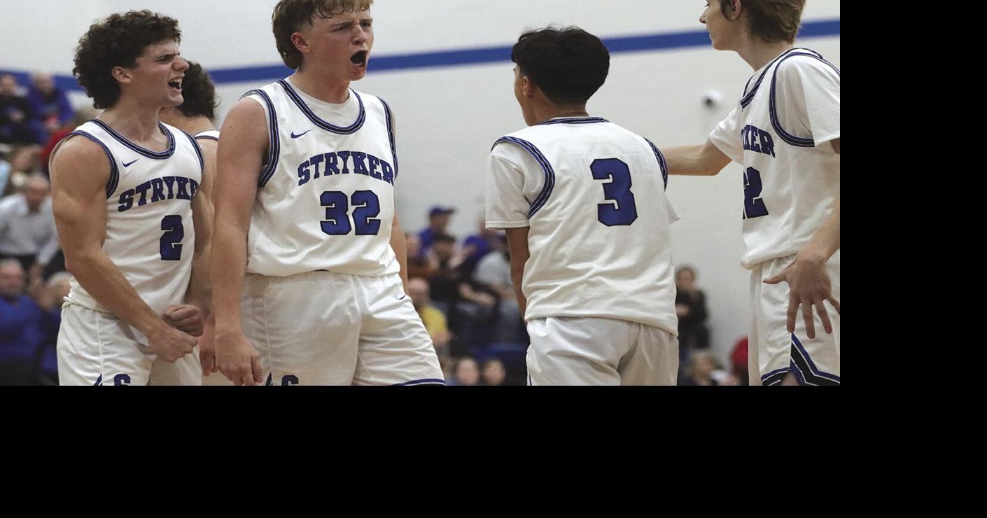 Strong first half, collective effort pushes Stryker boys basketball ...