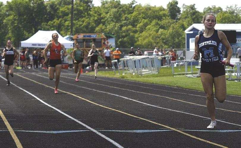 Montpelier girls 800-meter relay breaks record at home D-III track and ...