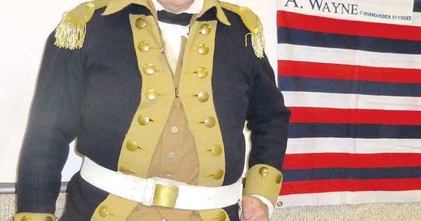 General Anthony Wayne, portrayed by Frank Butwin, visits DCGS meeting ...