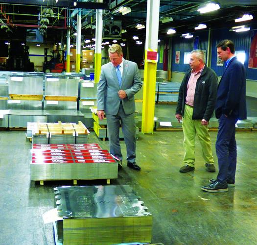 Sen. Husted tours Ohio Art, talks tariffs | News | bryantimes.com