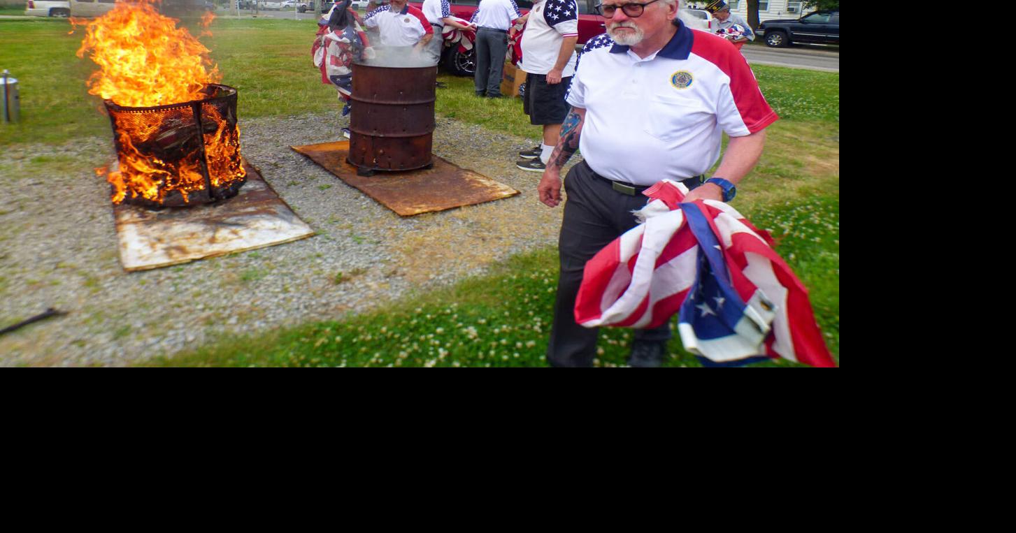 Flag disposition ceremony at Bryan American Legion | News | bryantimes.com