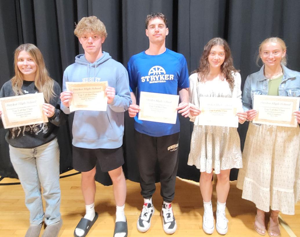 Stryker names Top 5 Seniors | Education | bryantimes.com