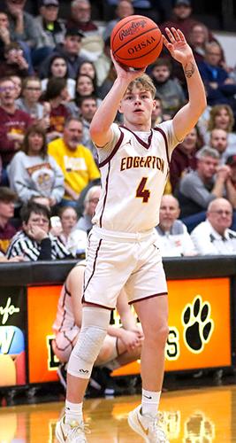 Edgerton boys basketball falls just short against Arlington in Division ...