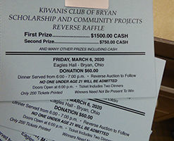 Kiwanis Raffle tickets | Social | bryantimes.com