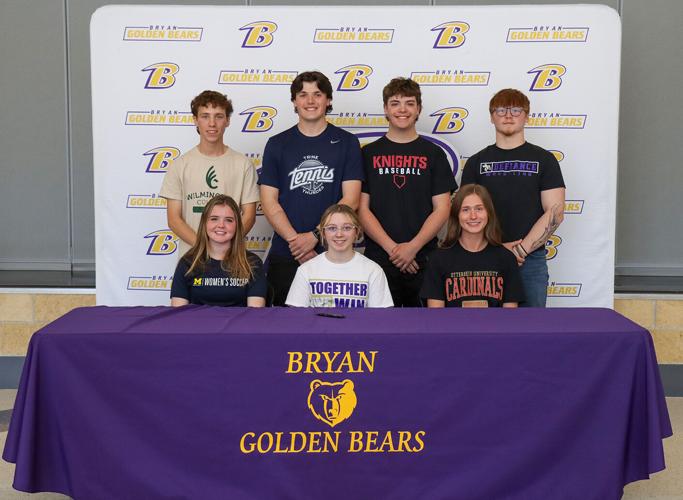 Seven Bryan seniors commit to continue their athletic careers at annual ...