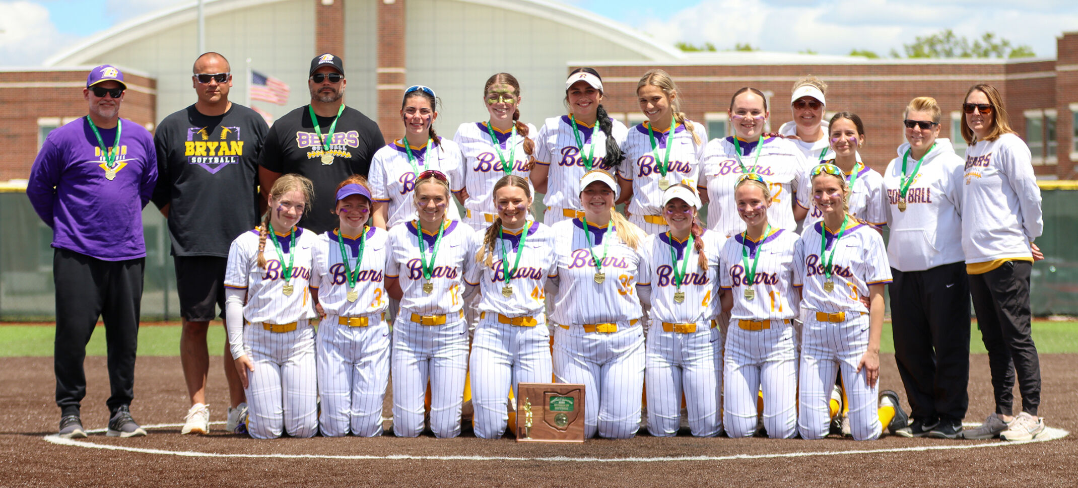 Late groundball singles, Staten no-hitter power Bryan softball to ...