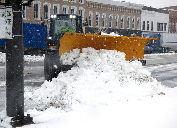 Winter storm hits county | | bryantimes.com