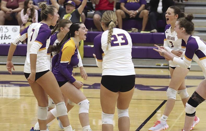 Bryan volleyball toughs out close 4-set victory over Napoleon | Bryan ...