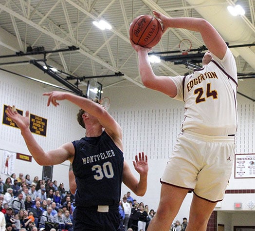 Hartsock's late basket powers Montpelier over Edgerton to extend win ...