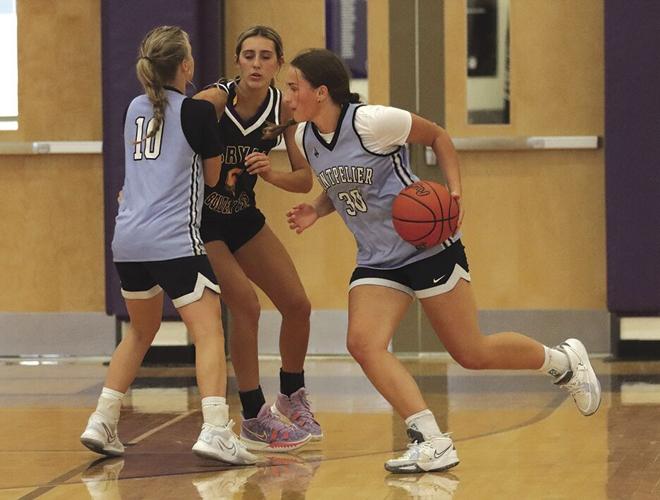 Bryan, Montpelier, Wauseon girls basketball teams scrimmage Tuesday ...