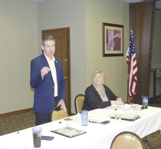Craig S. Riedel speaks to county GOP | Local News | bryantimes.com