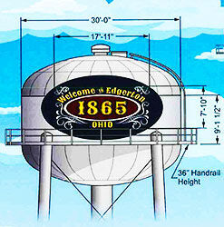 Progress made on Edgerton water tower project | Bryan Times ...