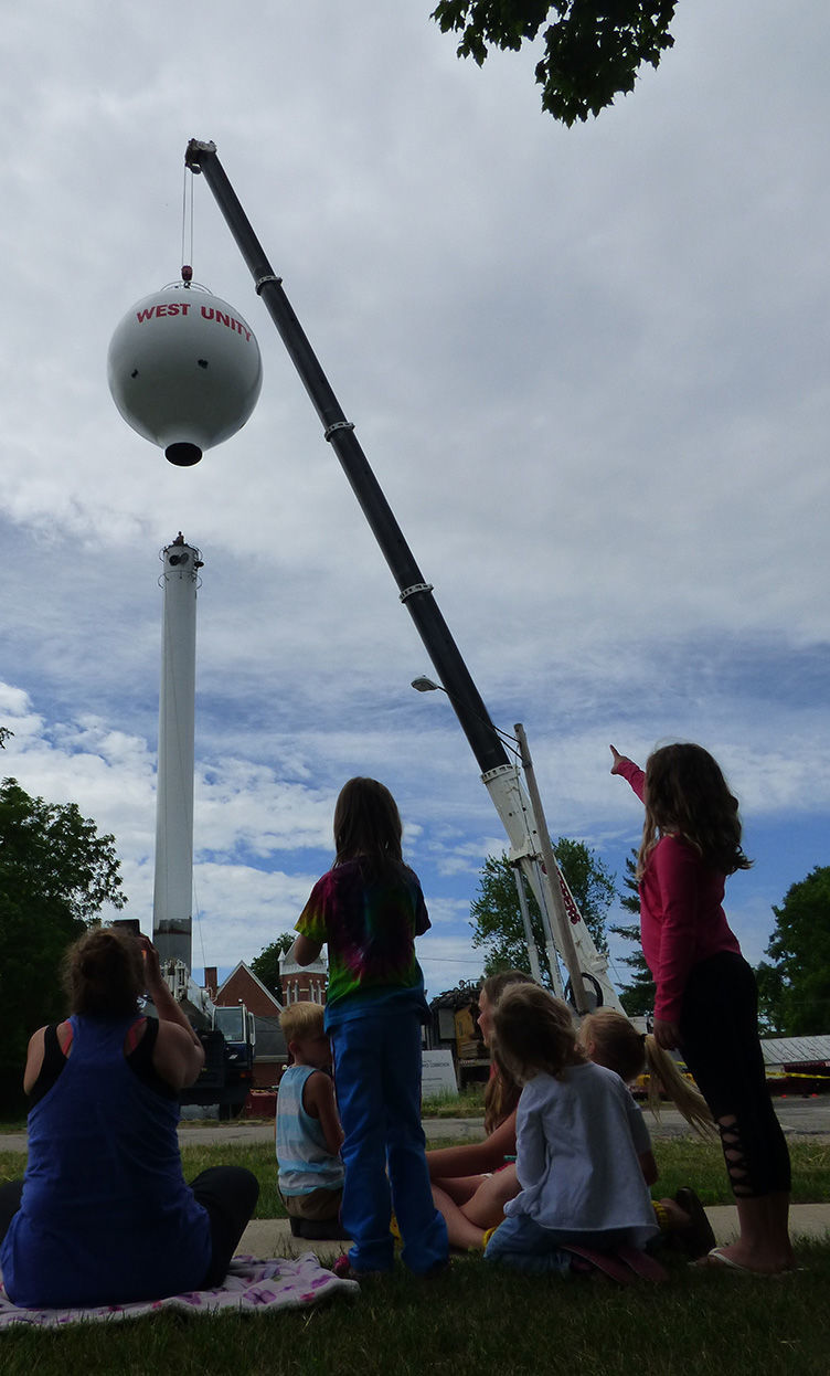 New water tower raised in West Unity | Local News | bryantimes.com