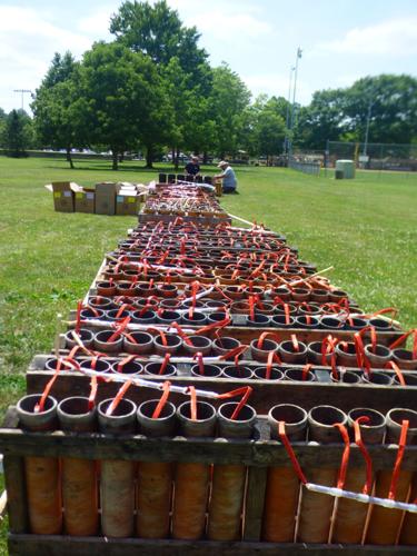 Firework set up at Park | | bryantimes.com