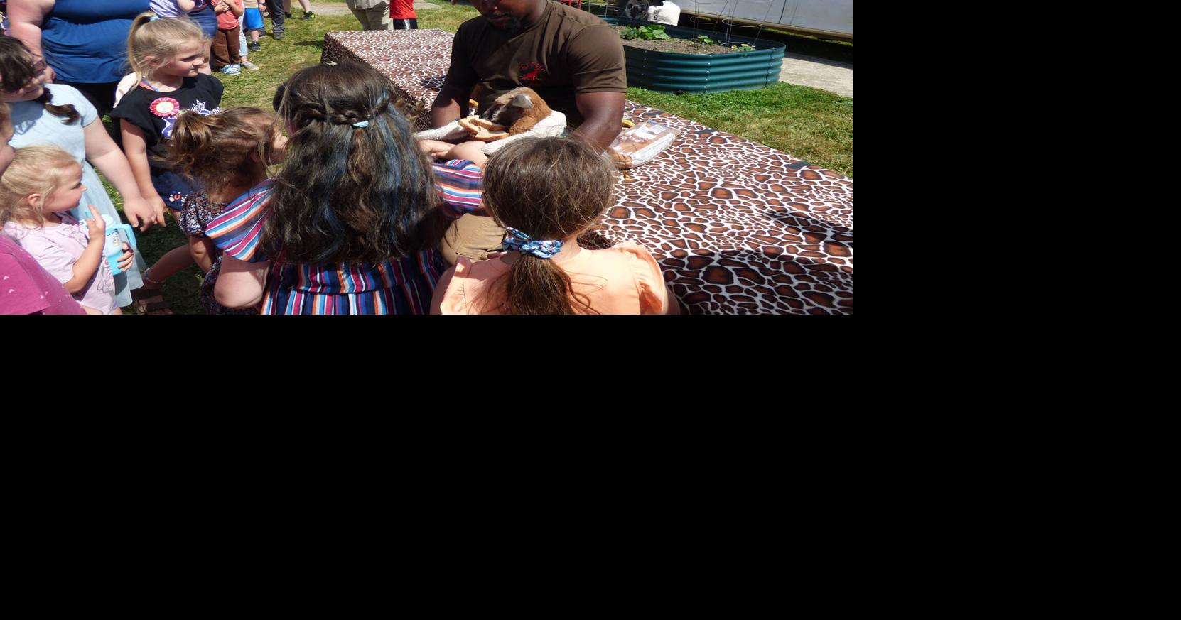 Kids pet a baby kangaroo | Local News | bryantimes.com