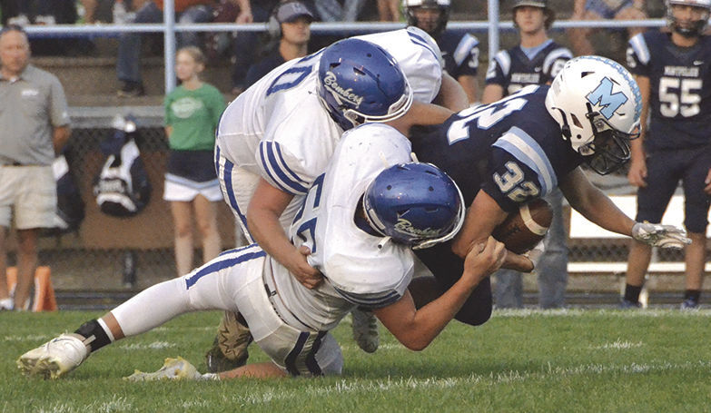 Bombers soar by Locomotives for TAAC football win | Bryan Times ...