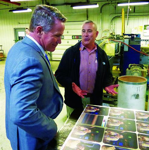 Sen. Husted tours Ohio Art, talks tariffs | News | bryantimes.com
