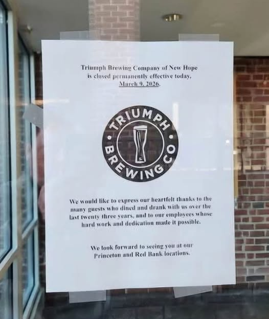 New Hope’s Triumph Brewing abruptly closes | Food & Dining ...