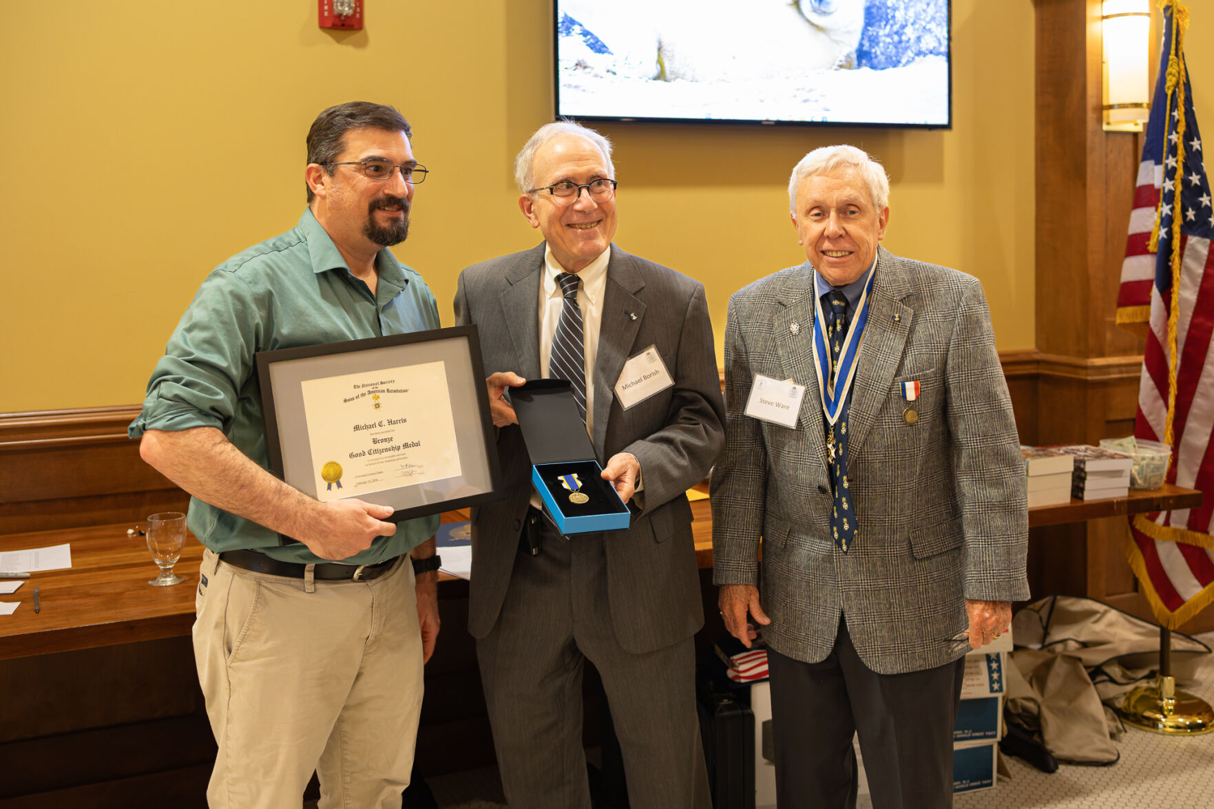 Revolutionary War author recognized by Washington Crossing Chapter of ...