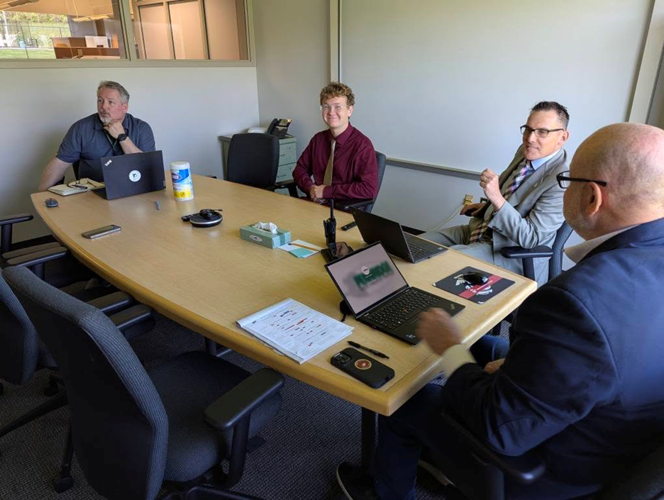 Wesley George serves as "Principal for the Day" at Pennridge HS ...