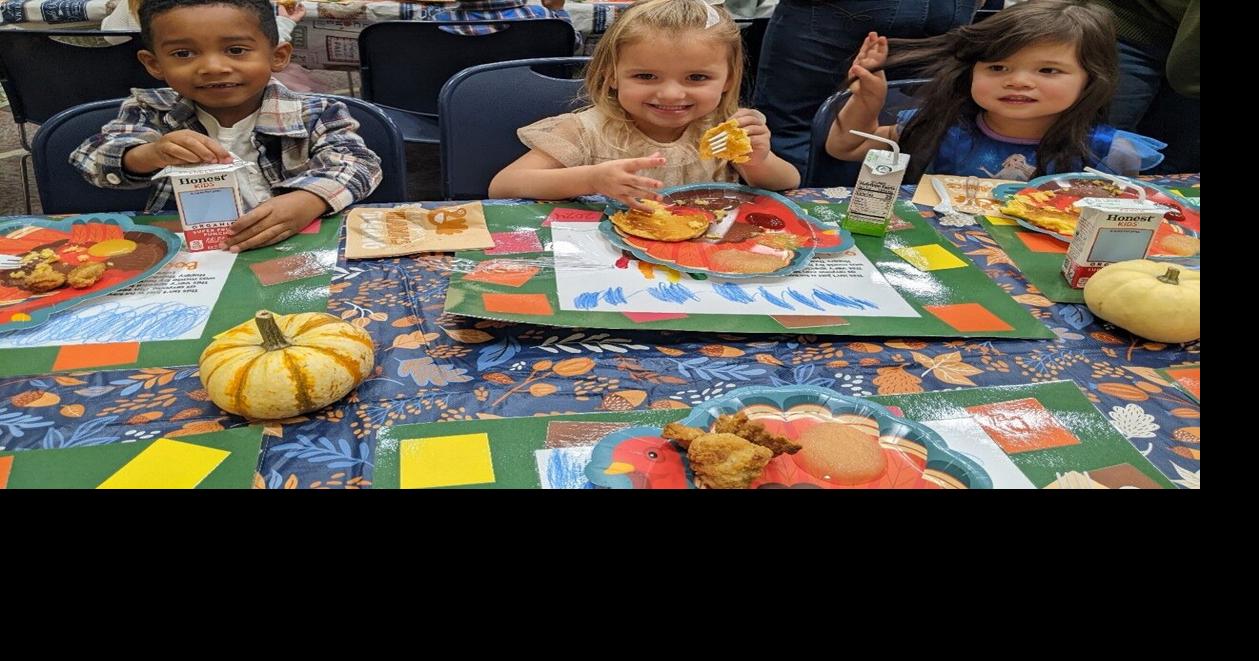 Woodside Christian Preschool students celebrate Thanksgiving ...