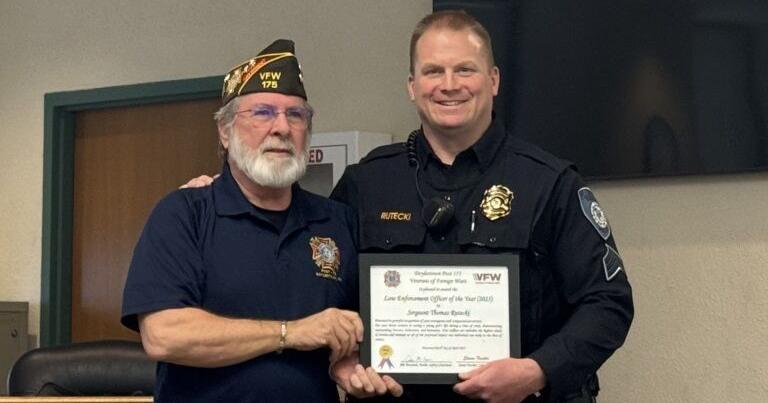 Plumstead police sergeant named Doylestown VFW's officer of the year ...