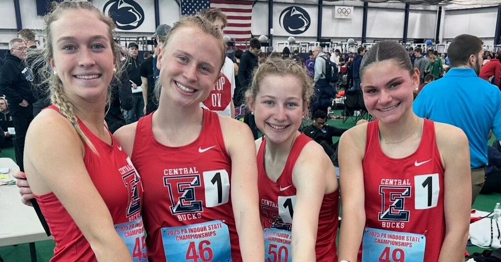Golden girls: Central Bucks East 4x800 relay team best in state ...