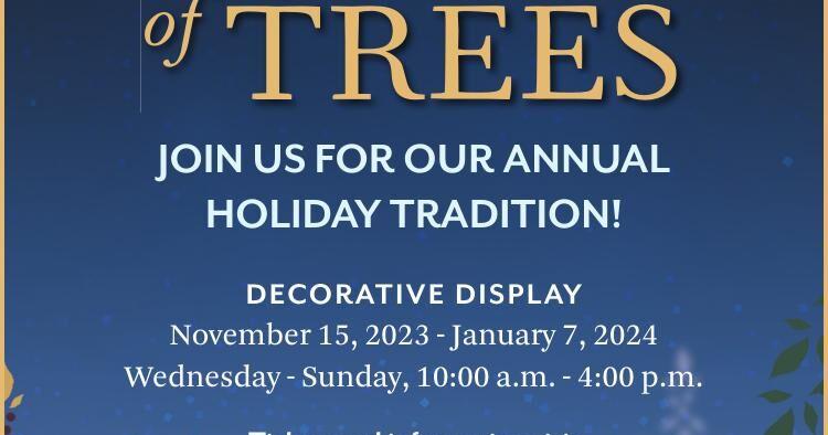 Morven Museum and Gardens sets Festival of Trees, Winter Garden Party ...