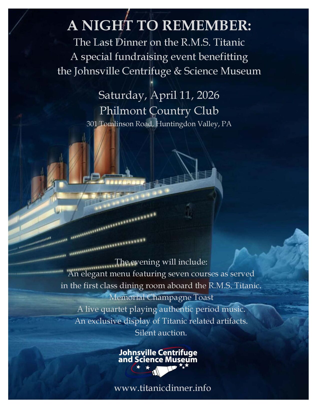 NADC Museum’s Titanic-themed gala sails into history to launch its ...
