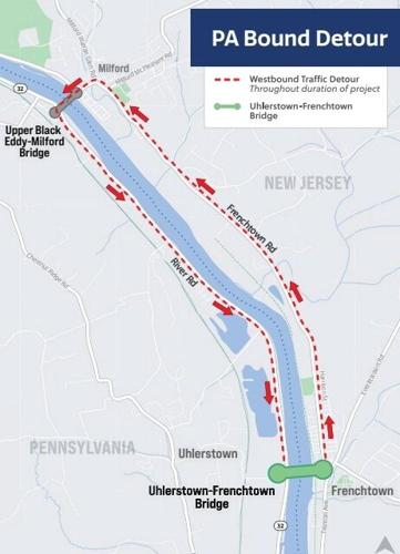 Nine-month partial closure set for Uhlerstown-Frenchtown Bridge | News ...