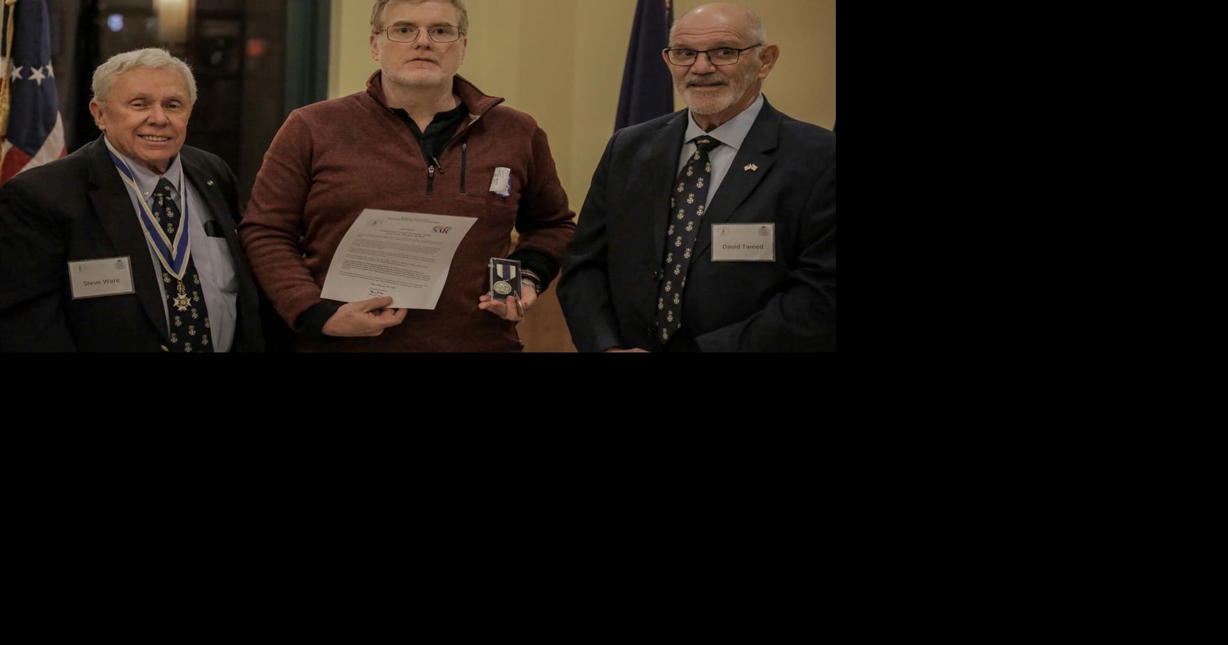 Washington Crossing Chapter of the Sons of the American Revolution recognizes historian and ...