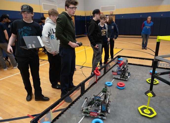 "High stakes" at high school robotics competition in New Hope | People ...