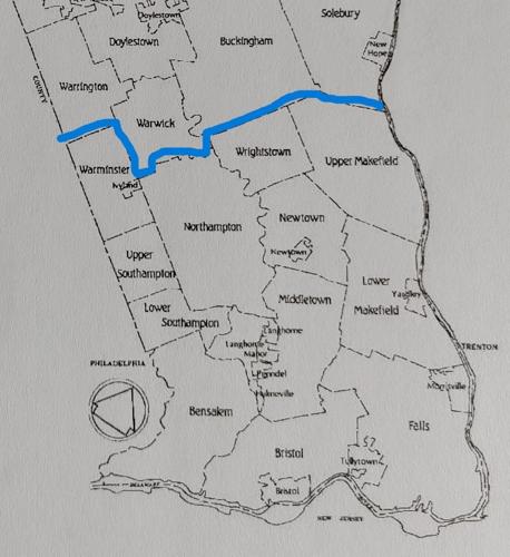 bucks county boundaries
